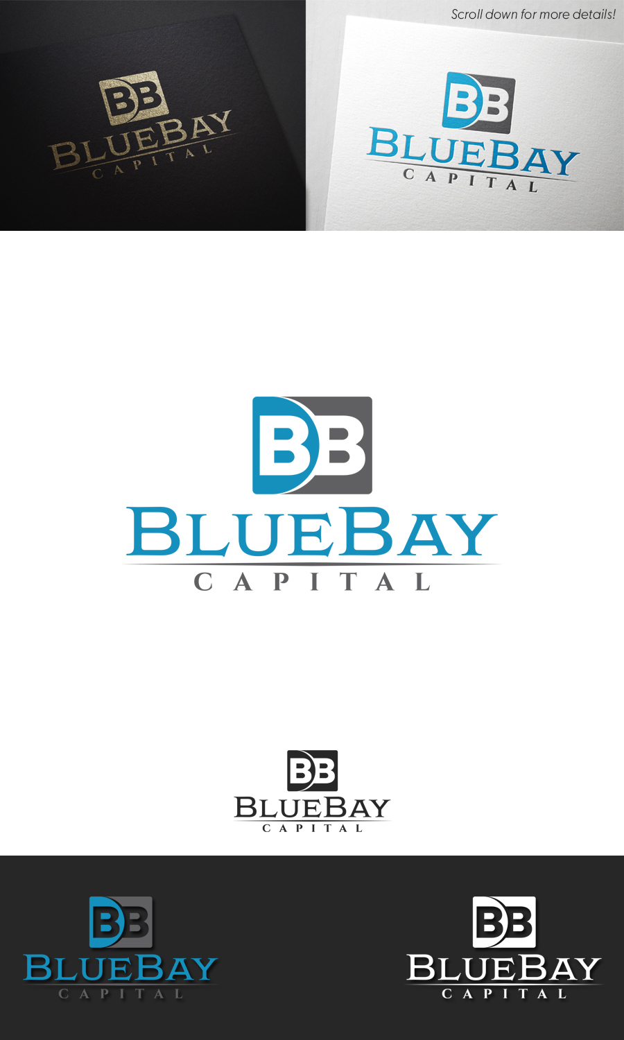 Colorful, Serious, Financial Logo Design for BlueBay Capital by pine ...