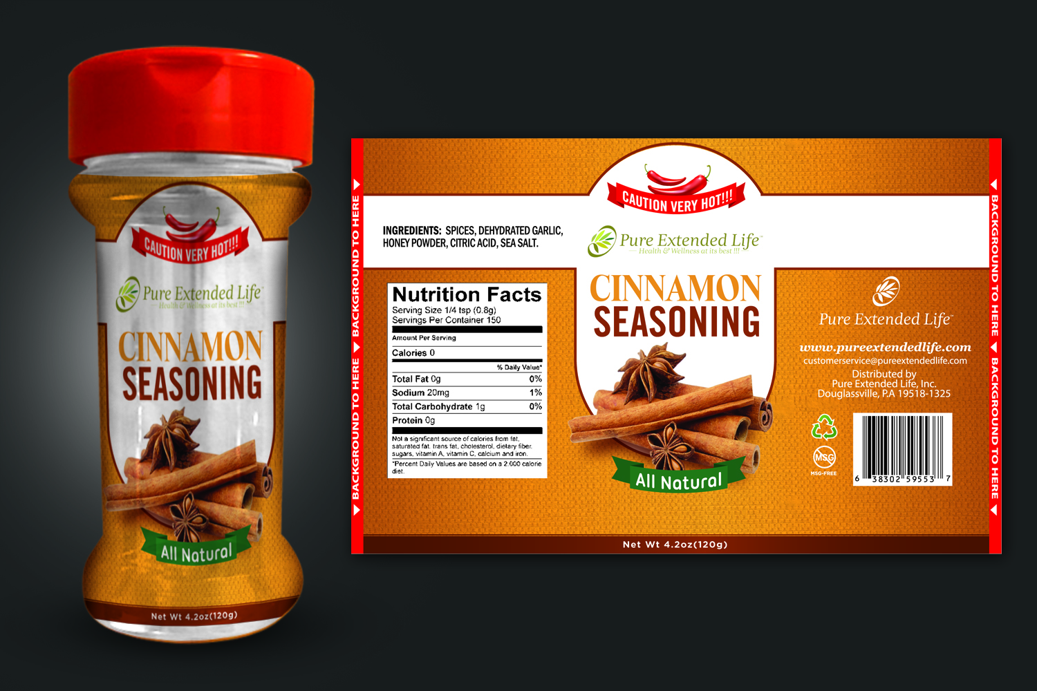 Bold, Professional, Health And Wellness Label Design for Pure Extended ...