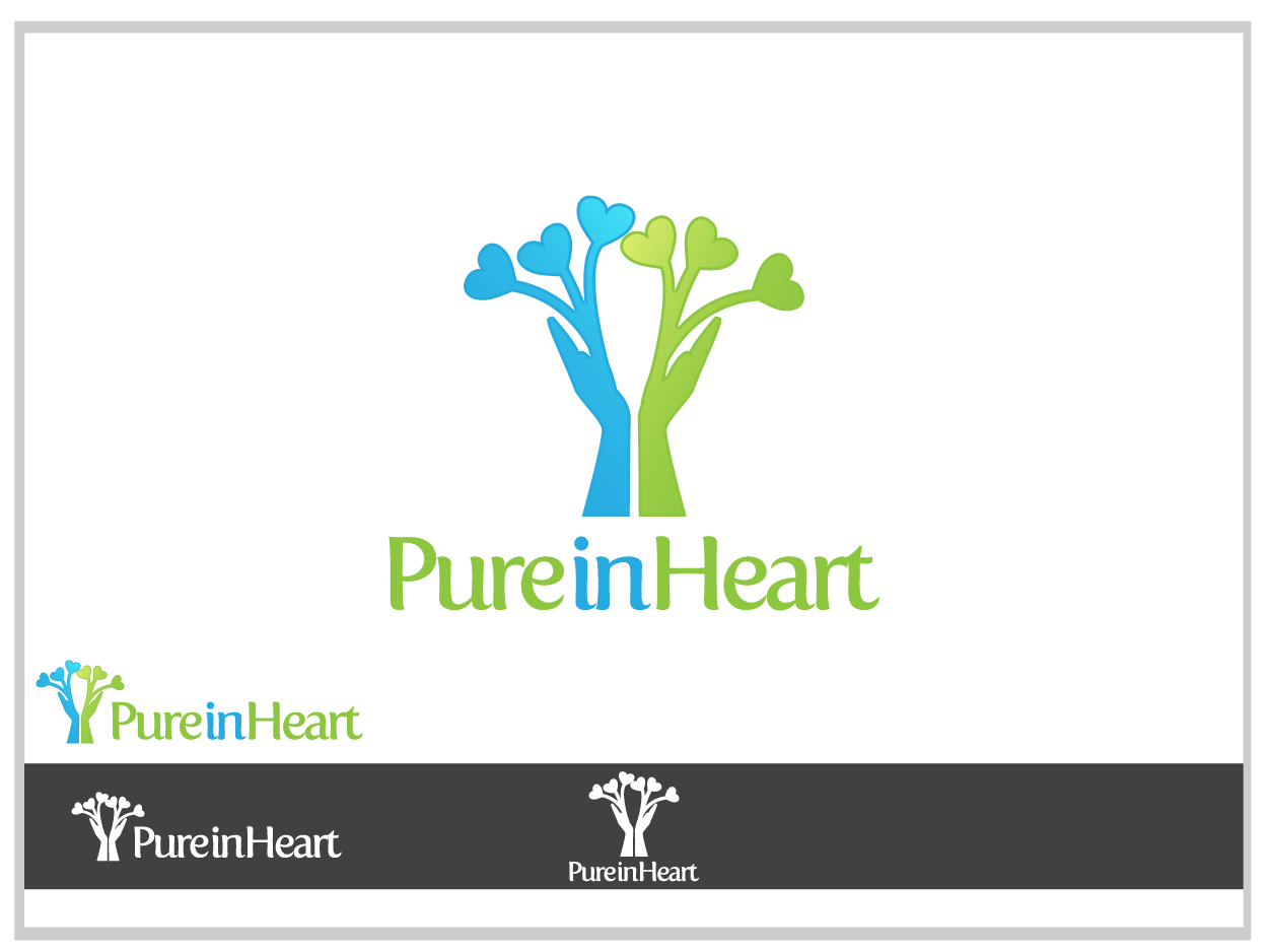 Bold, Modern, Library Logo Design for Pure in Heart by vhey | Design ...