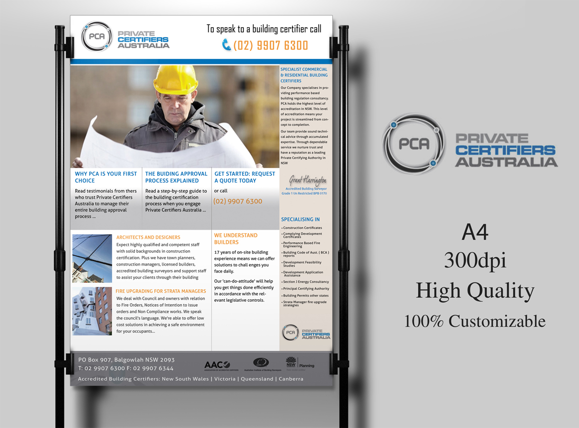 Residential Flyer Design for a Company by Creative Chamber | Design ...