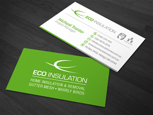 ECO INSULATION Business Card Design (logo attached) | 41 Business Card ...