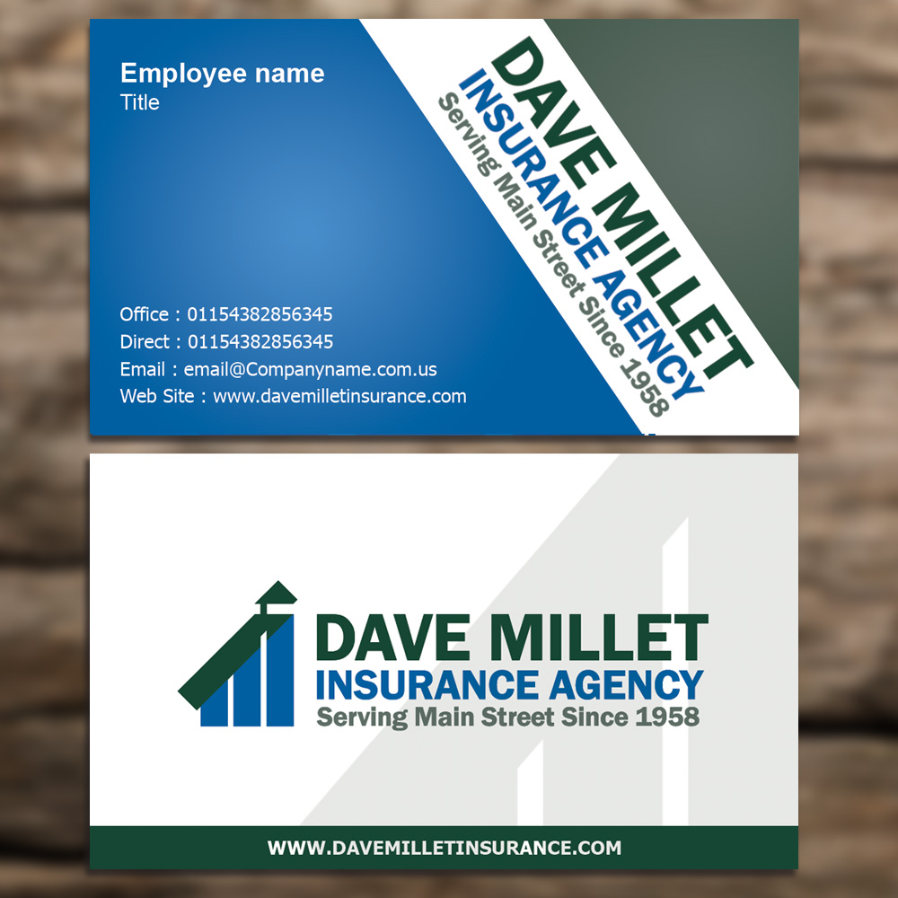 Professional, Bold, Insurance Business Card Design for a Company by ...