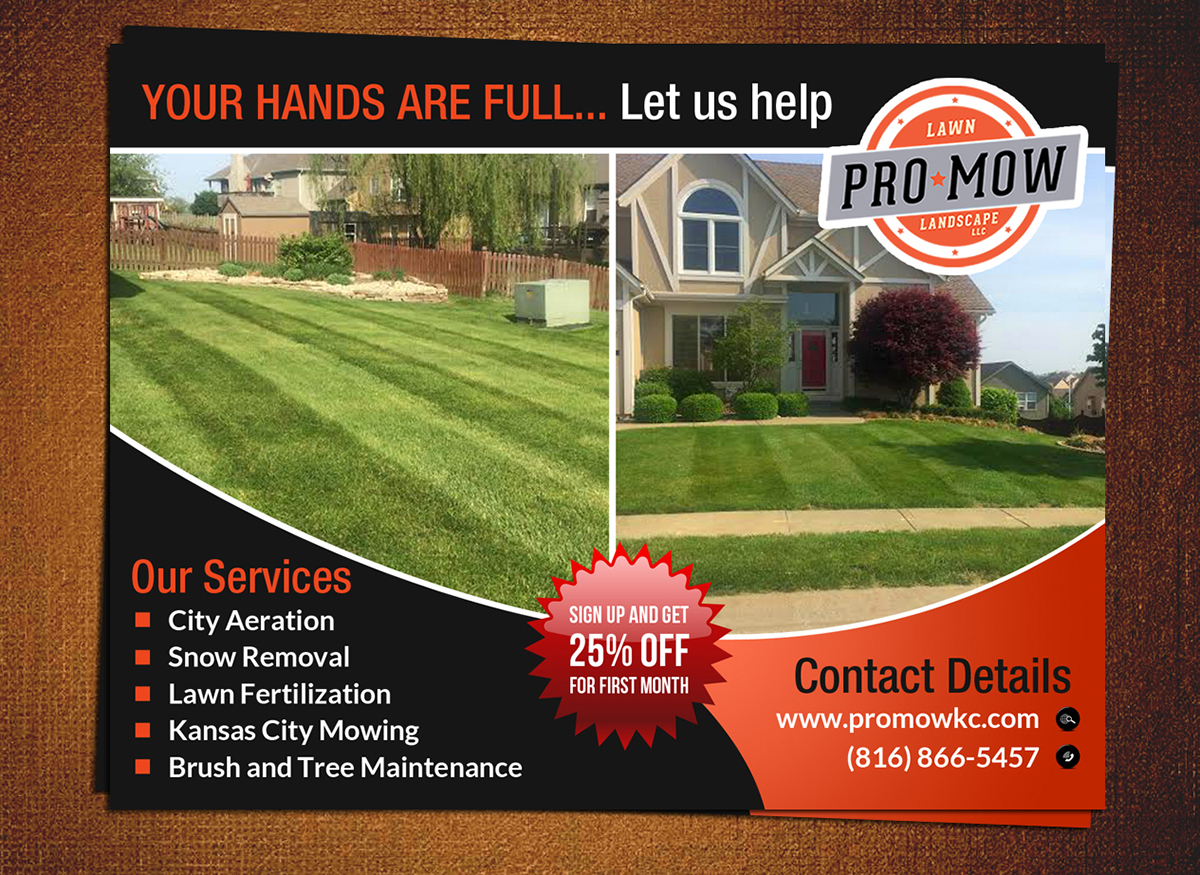 Modern, Professional, Landscape Flyer Design for a Company by ESolz ...