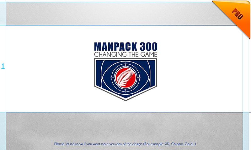 Bold, Modern, Clothing Logo Design for "Manpack 300 Changing The Game ...