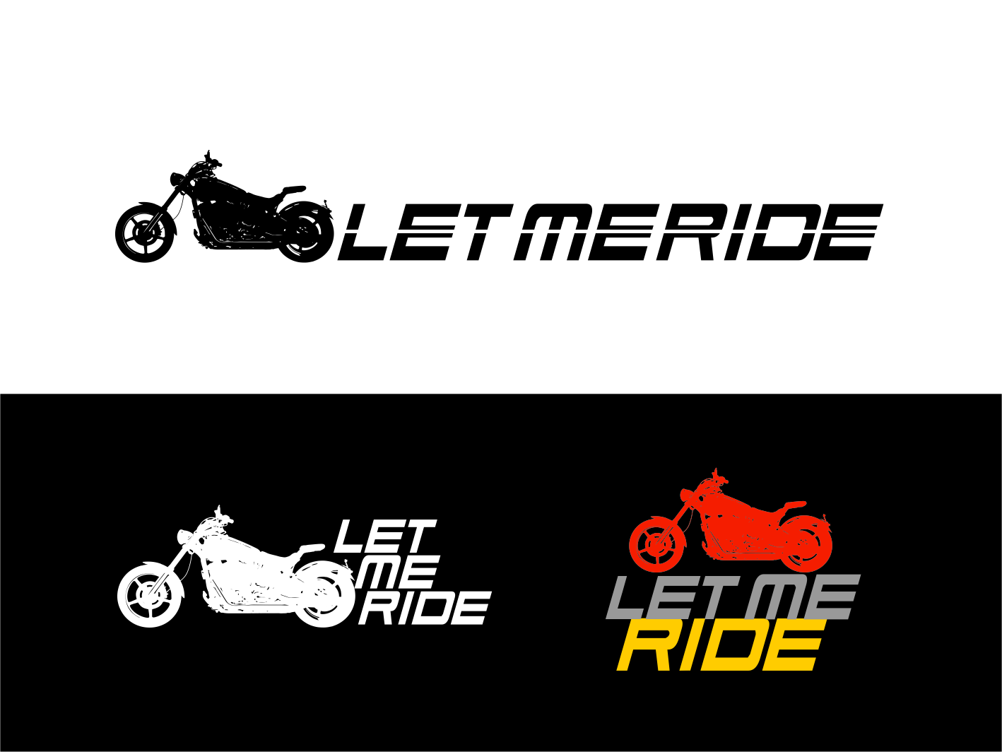 Serious, Colorful Logo Design for Let Me Ride by divergent | Design ...