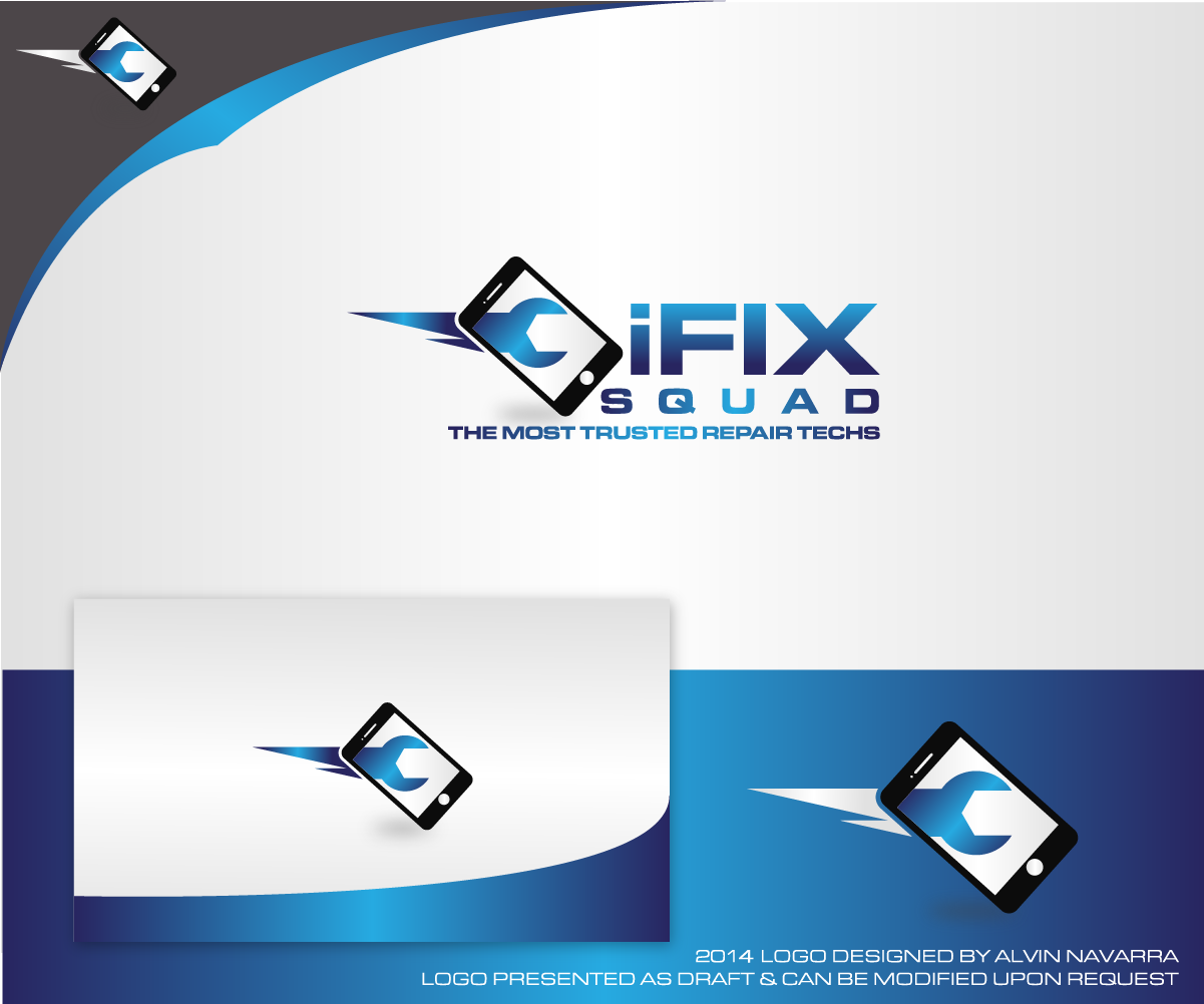 Cell Phone Logo Design for iFix Squad (The most trusted repair techs ...