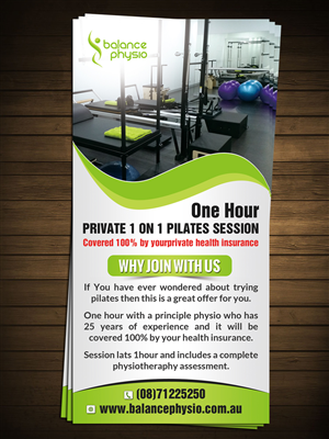 Pilates Flyers | 164 Custom Pilates Flyer Designs