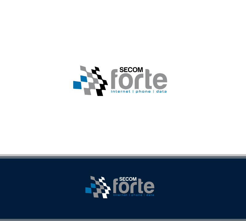Internet Logo Design for SECOM forte internet | phone | data by ...