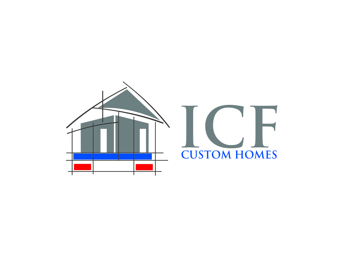 Business Logo Design for ICF Custom Homes by Well Being | Design #5404157