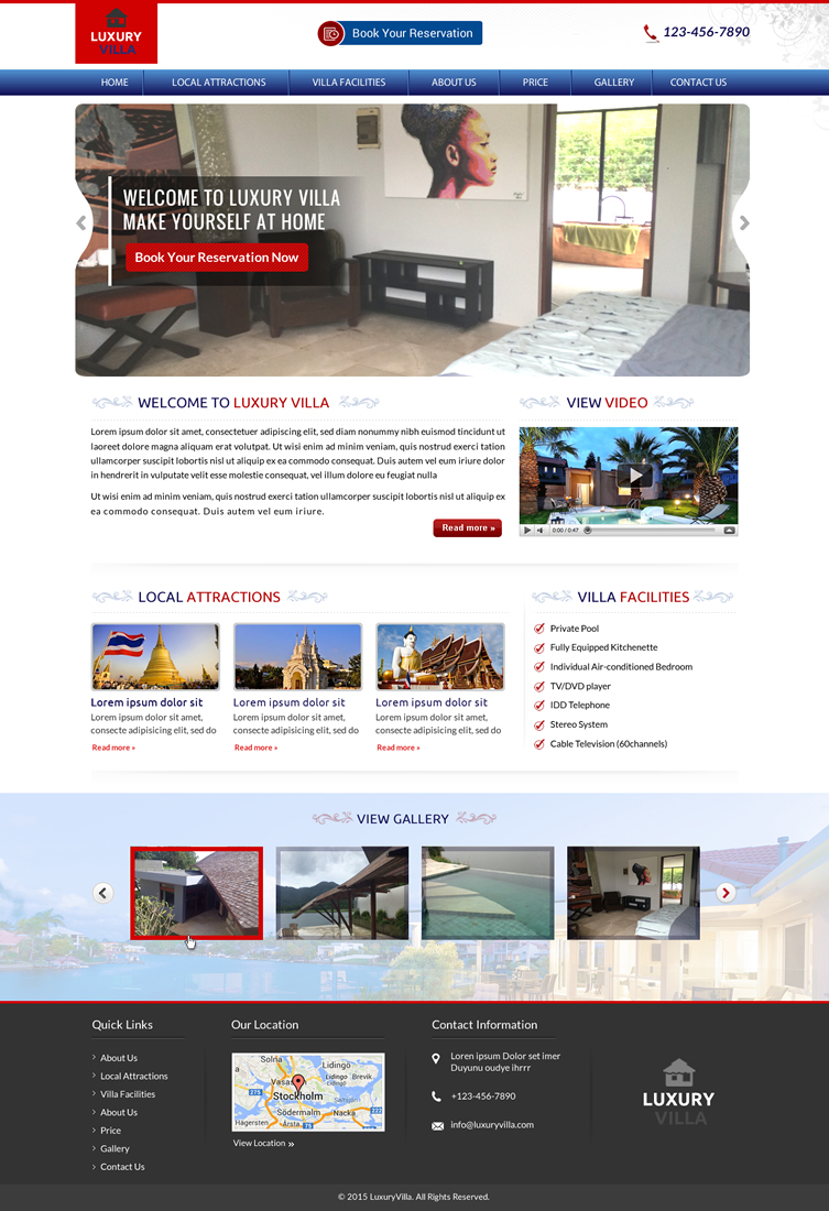 Rental Web Design for a Company by Sbss | Design #5425776