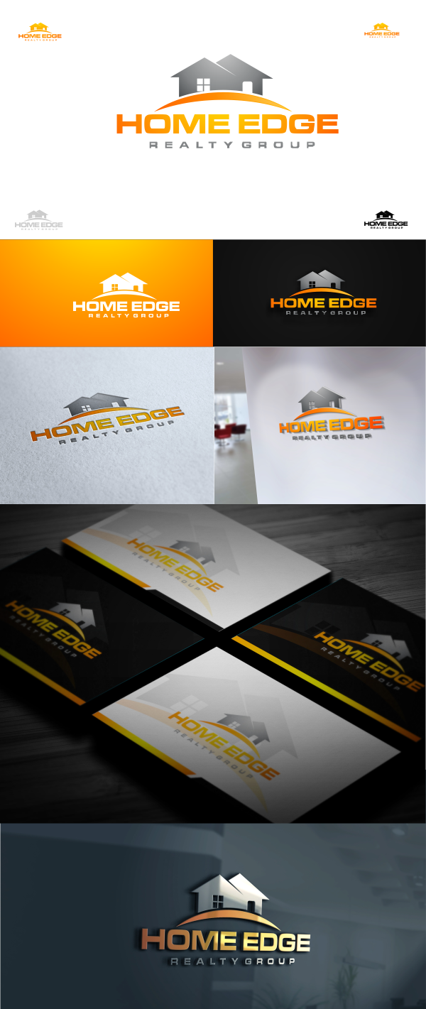 Bold, Serious, Real Estate Logo Design for Home Edge Realty Group by ...