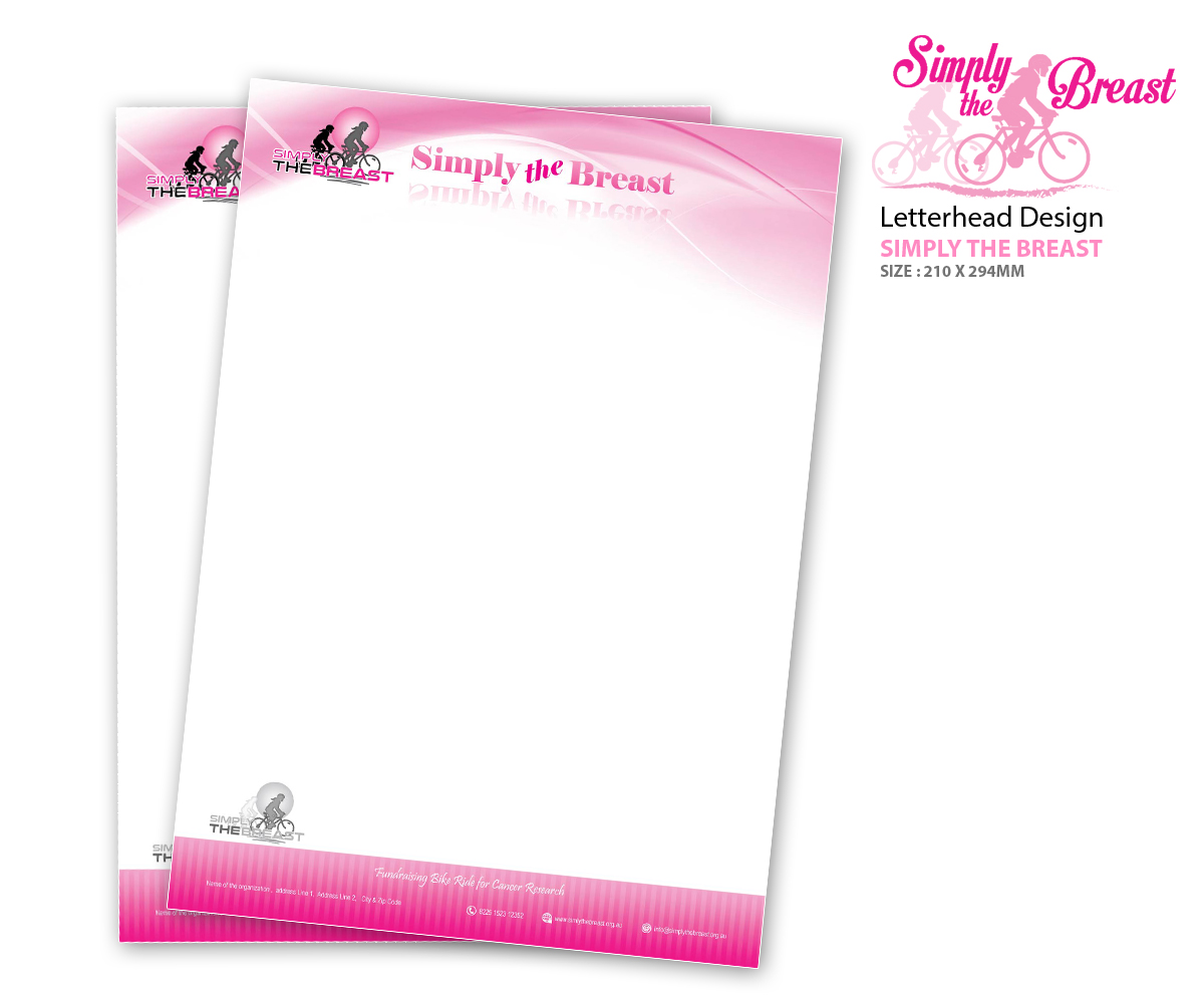 Bold, Playful, Event Letterhead Design for a Company by MicroZ | Design ...