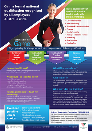 Traineeship Flyer Design Project | 71 Flyer Designs for Performis