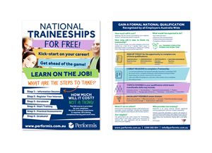 Traineeship Flyer Design Project | 39 Flyer Designs for Performis