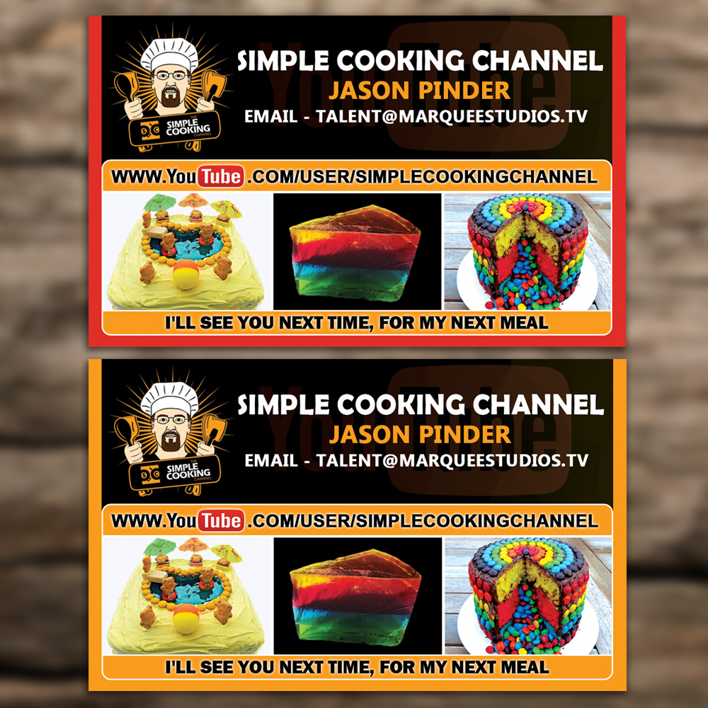 Elegant, Personable, Cooking Business Card Design for a Company by ...