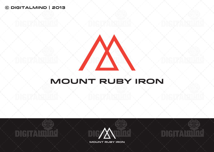 Mining Logo Design for Mount Ruby Iron by Digital Mind | Design #1501628