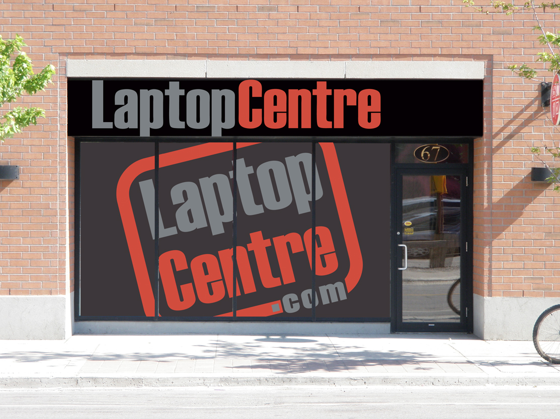Elegant, Playful, Store Signage Design for Laptop Centre by colin ...
