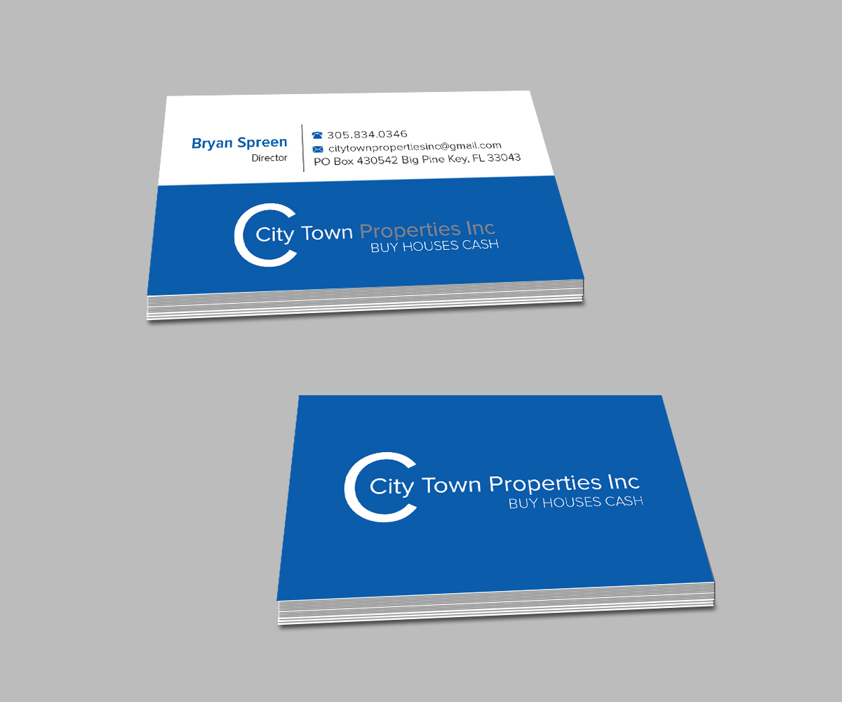 House Business Card Design for a Company by kousik | Design #5460869