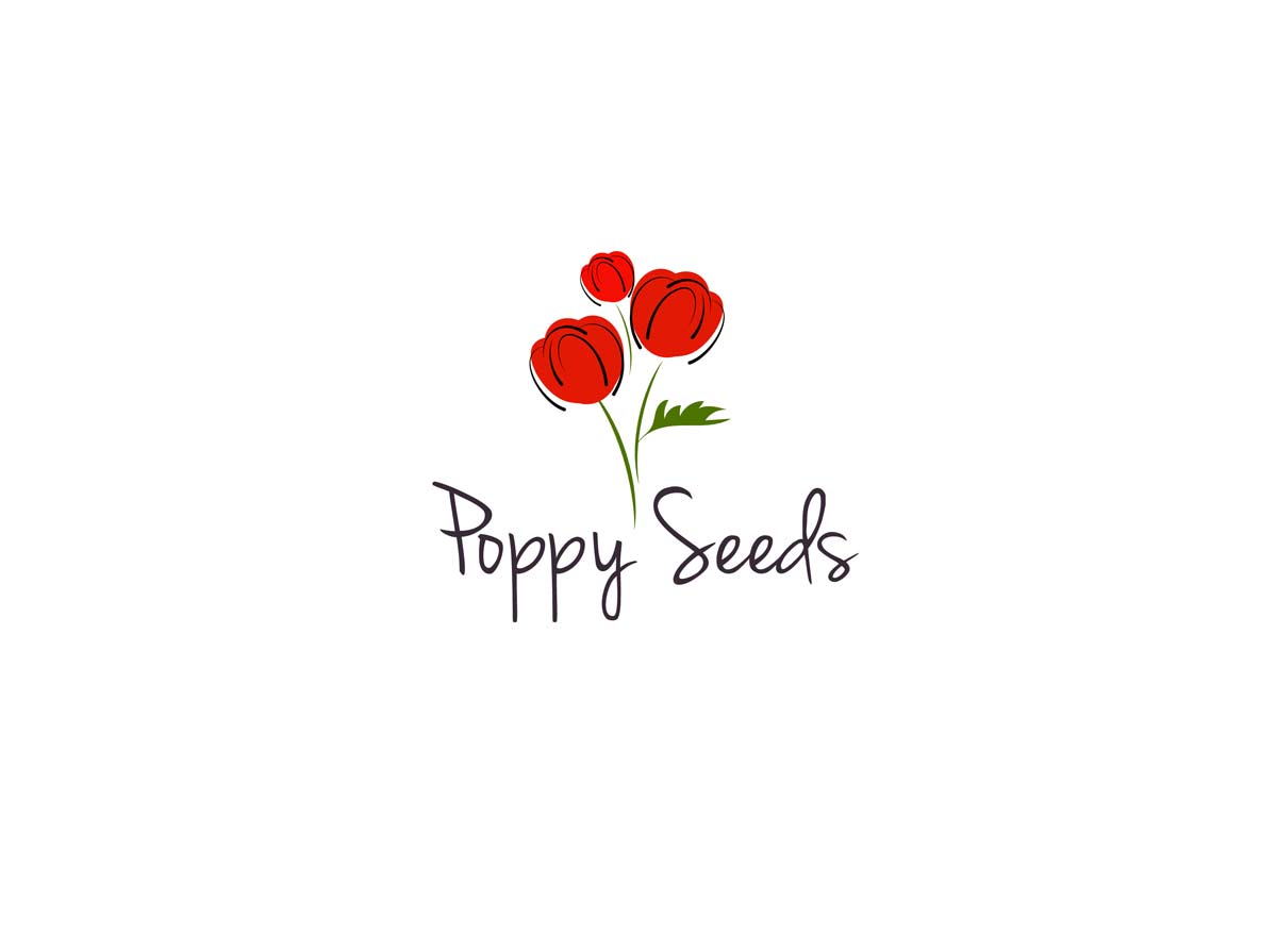 Modern, Masculine, Embroidery Logo Design for Poppy Seeds by sbelogd ...