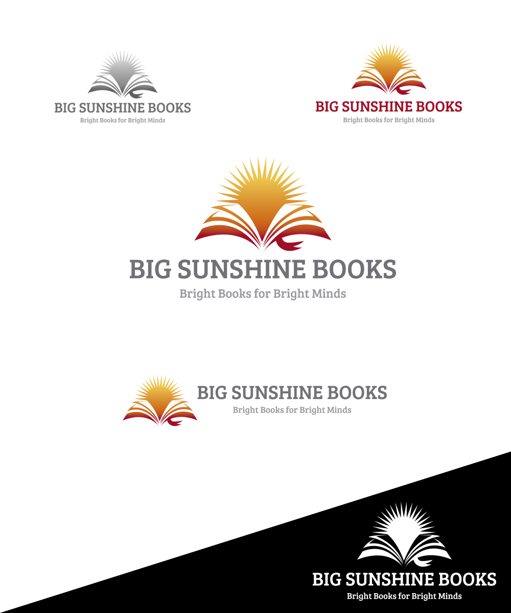 Playful, Elegant, Publishing Company Logo Design for Big Sunshine Books ...