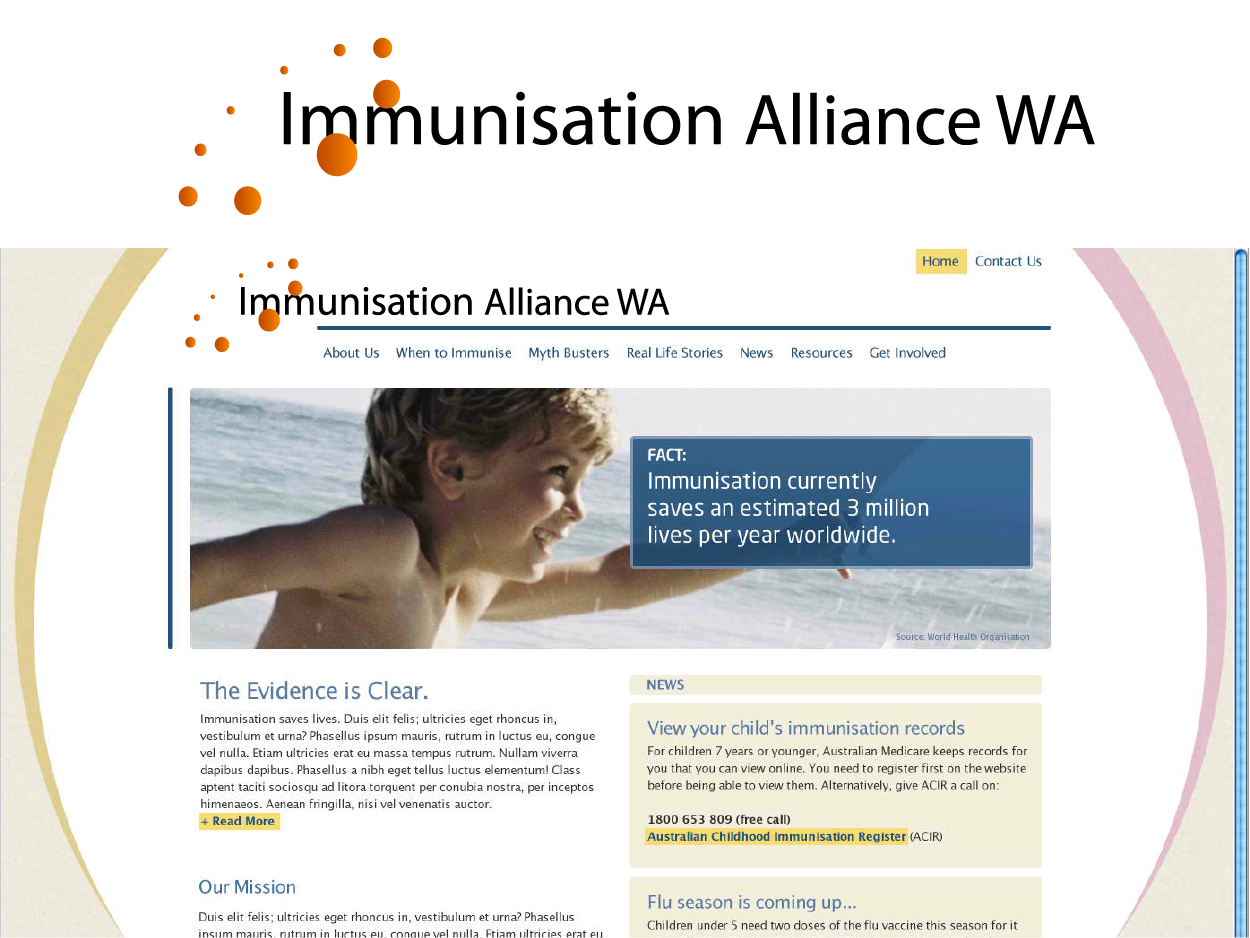 Elegant, Serious Logo Design for Immunisation Alliance WA by Abeism ...