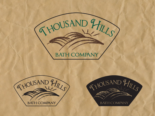 Traditional, Personable, Business Logo Design for Thousand Hills Bath ...