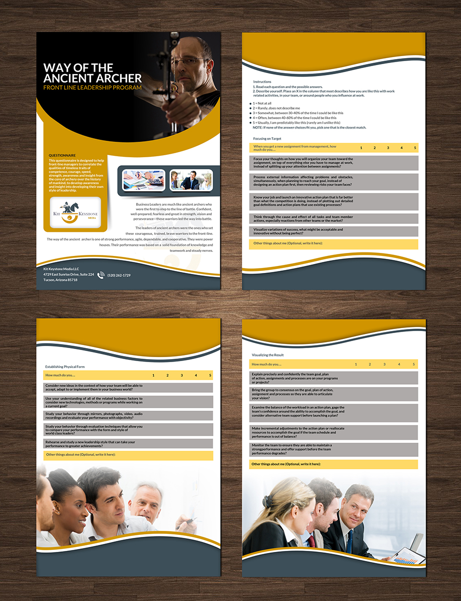 Upmarket, Modern, Training Brochure Design for a Company by ESolz ...