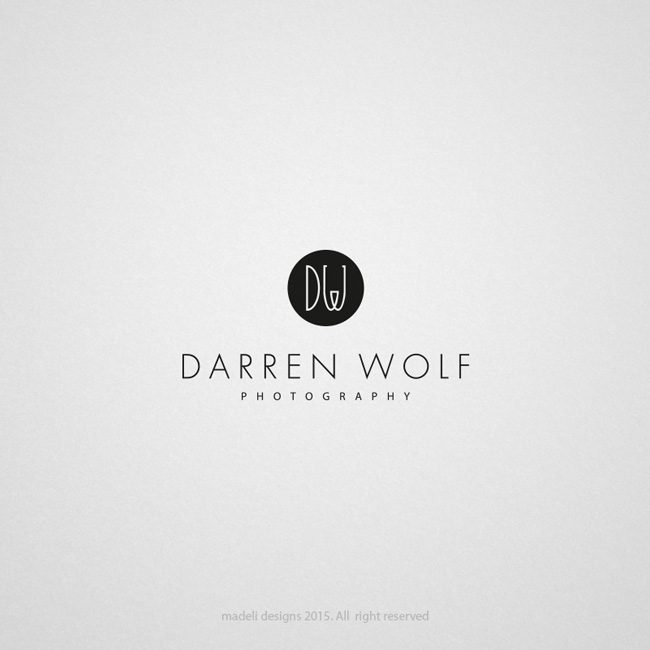 Upmarket, Serious, Portrait Photography Logo Design for darren wolf ...