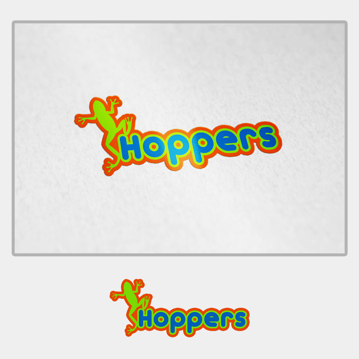 Playful, Colorful, Building Logo Design for Hoppers by Alaa | Design ...