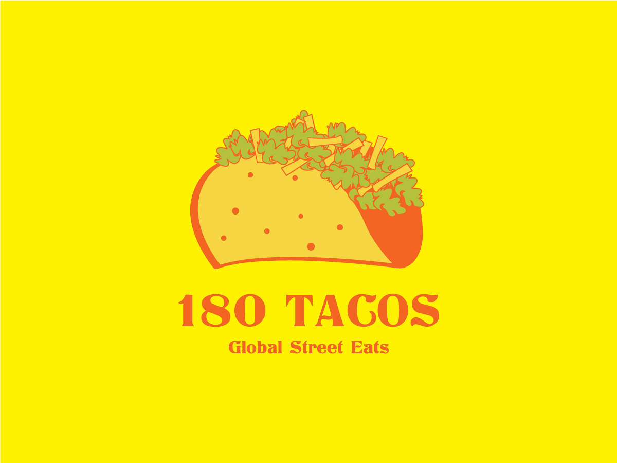 Shop Logo Design for 180 Tacos with a tag line "global street eats" by ...