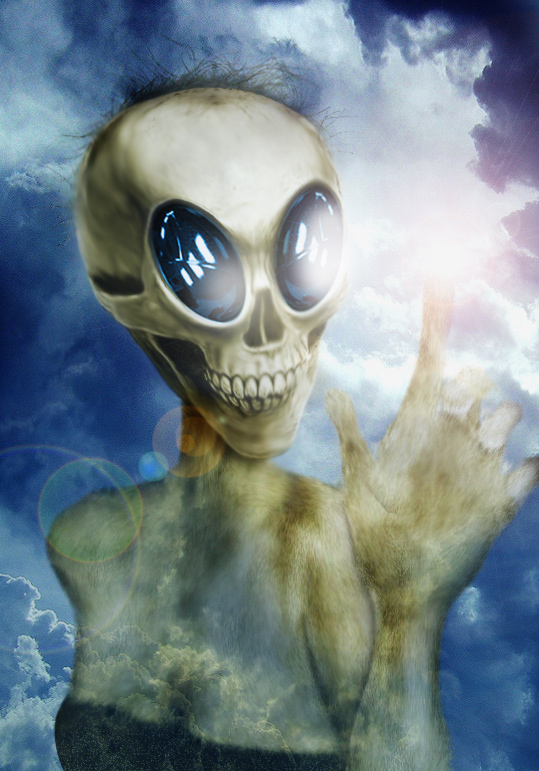 Photoshop Submission for 'Alien Nation 6' Contest | Design #9005408