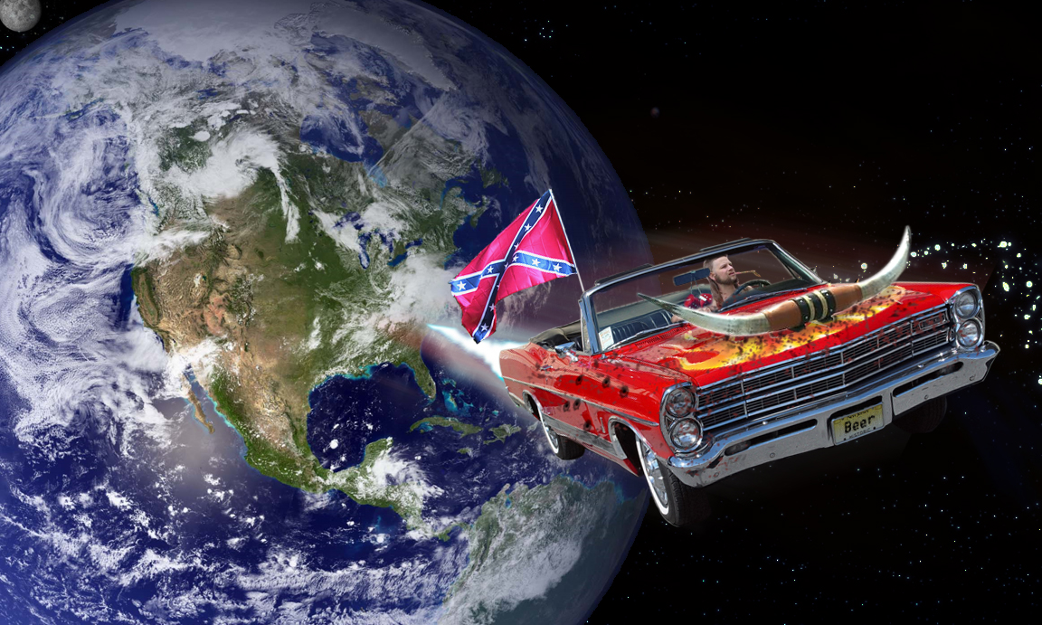 Photoshop Submission for 'Redneck Space Race 2' Contest | Design #8939951